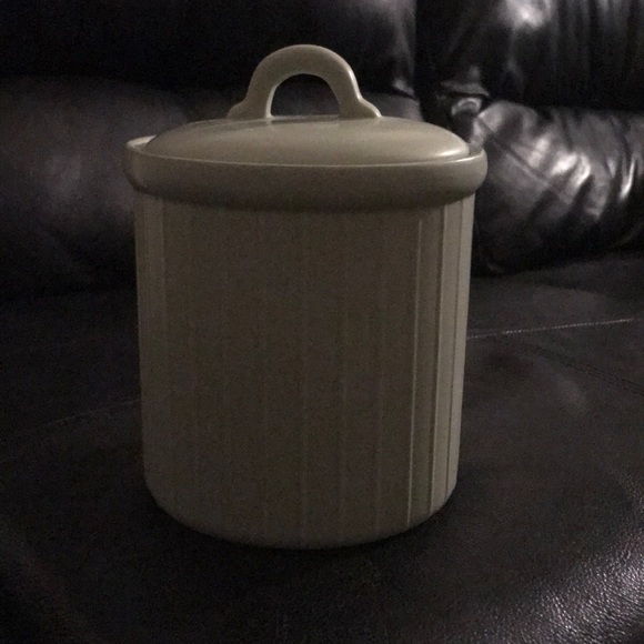 Kitchen | Green Ceramic Canister | Poshmark